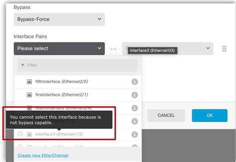 Secure Firewall 3100 Fdm 7 7 0 하드웨어 바이패스 구성 Cisco