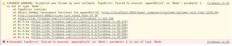 Javascript Appending To Div Using Polymer Function Stack Overflow