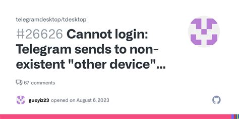 Cannot Login Telegram Sends To Non Existent Other Device After Its