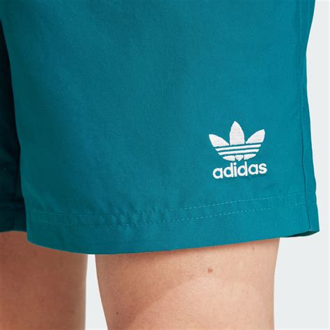 Adidas Adicolor Essentials Solid Swim Shorts Turquoise Adidas Uae