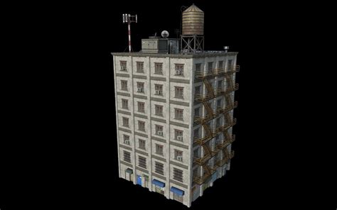 D Modular Urban Buildings Pack Model Turbosquid