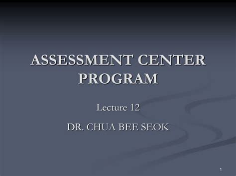 Topic 12 Multipleassessmentprocedures Ppt
