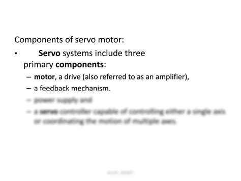 Solution Servo Motor And Servo Mechanism Studypool