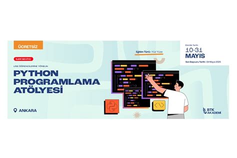 Btk Akademi Python Programlama Atölyesi Katılımcılarını Bekliyor Ab