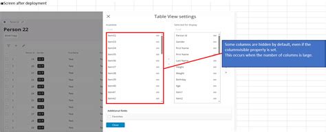 Visibility Of Columns In List Page For Ifs Cloud Ifs Community
