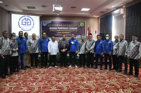 Buka Muscab Gapensi Kutim Suroto Harap Gapensi Mampu Bersaing Dan