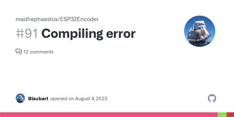 Compiling Error Issue Madhephaestus Esp Encoder Github