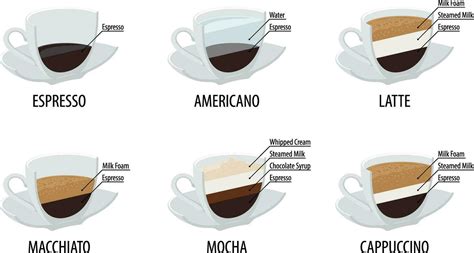 Coffee Cup Vector Cafe Menu With Infographic Flat Design 34739573