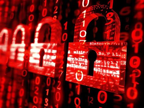 Cyber Security Padlock Technology Background For Data Protection