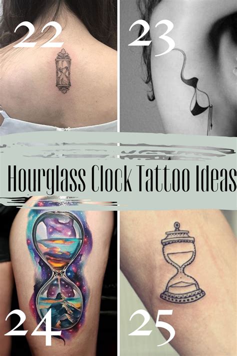 Creative Hourglass Tattoo Ideas For Men Women Tattoo Glee