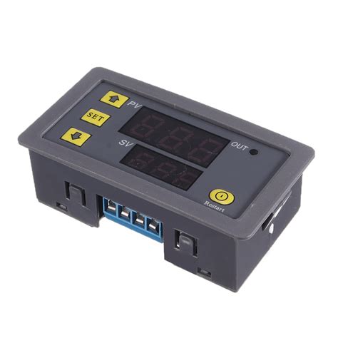 DC12V 24V Delay Timer Infinite Loop Delay Module Double Digital Display Time Relay Board 0 999