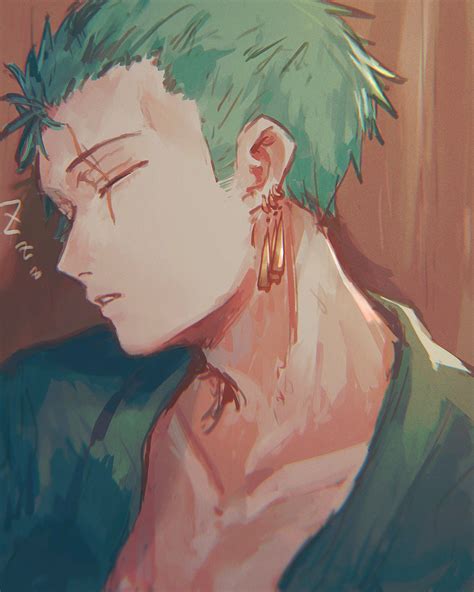 Roronoa Zoro One Piece Drawn By Machida Danbooru