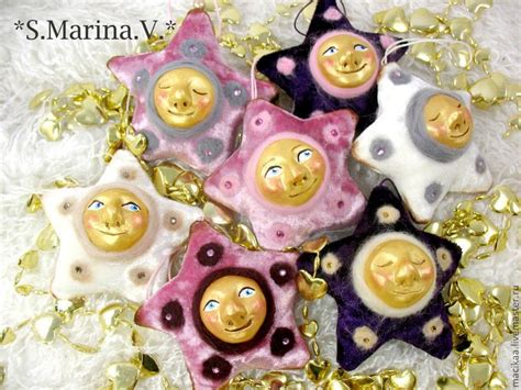 Набор авторских коллекционных елочных игрушек Сказочная звезда № в интернет магазине на