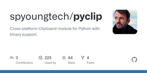 Github Spyoungtechpyclip Cross Platform Clipboard Module For Python