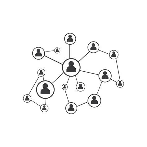 Premium Vector People Network And Social Icon Design Template