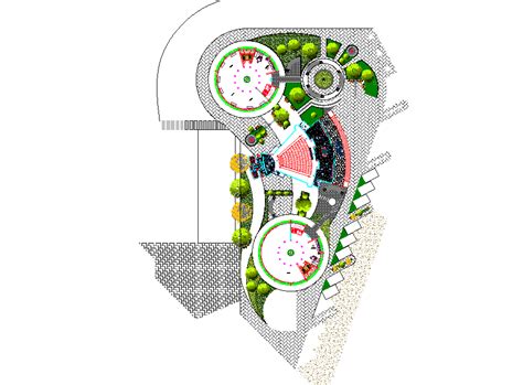 Landscaping Garden Detail Dwg File