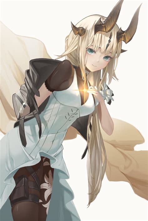 Reed And Reed The Flame Shadow Arknights Drawn By Yueyue No Hand Danbooru