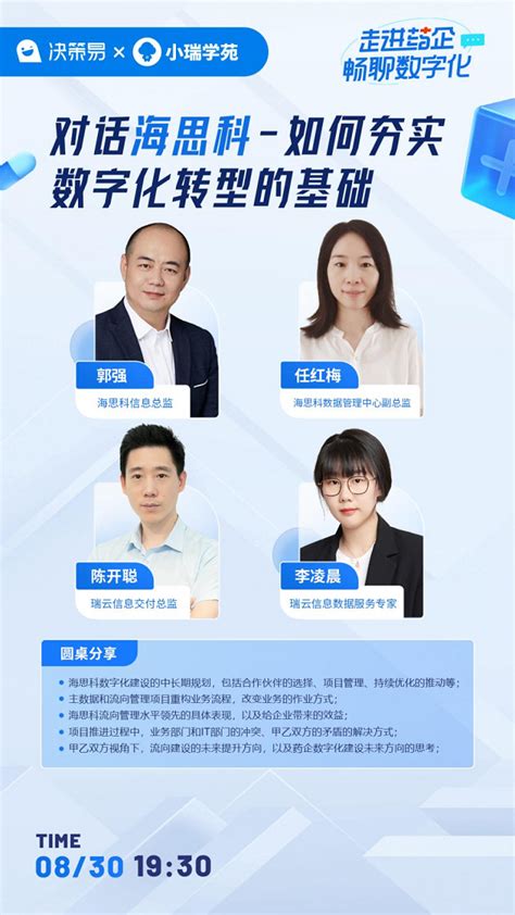 对话海思科 如何夯实数字化转型的基础 互联网 科技快报 砍柴网