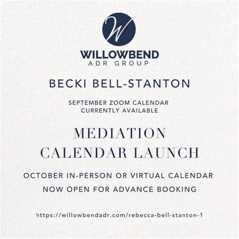 Rebecca Becki Bell Stanton On Linkedin Willowbendadrgroup Adr