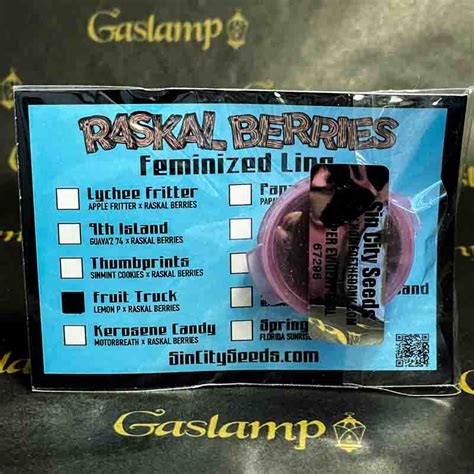 Sin City Seeds Fruit Truck 7 Feminized Seeds Gaslamp Seeds