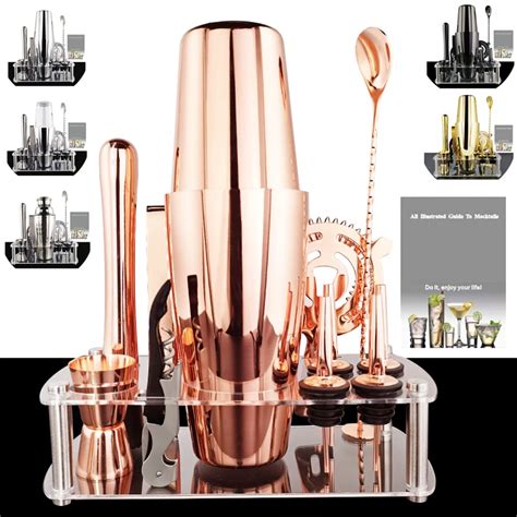 Bộ Giá Đỡ Pha Chế Cocktail Màu Vàng Hồng Hồng Trong Suốt Tiện Dụng Shopee Việt Nam