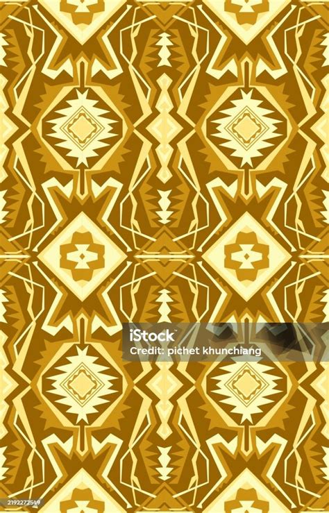 Intricate Golden Aztec Patterns For Fabric Wallpaper Ethnic Tribal