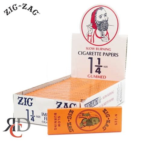 Zig Zag Orange 1 14 Cigarette Rolling Papers 24ctpack