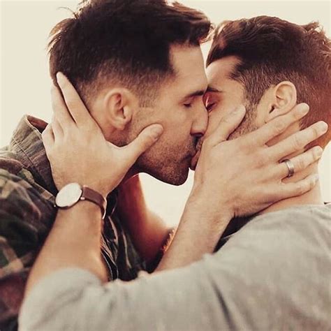 Two Male Kissing Reference Men Kissing Wallpaper Two Men Kiss