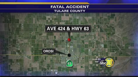 Overnight Crash In Tulare County Leaves Man Dead Abc30 Fresno