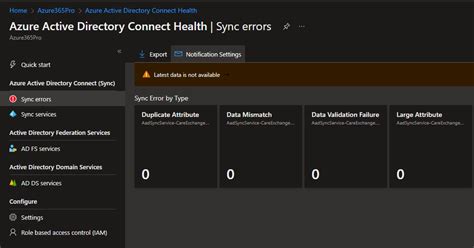 Configure Azure Ad Connect Sync Fail Alerts