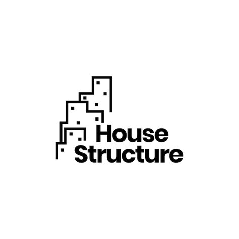 Premium Vector Structure Architect Storey House Logo Design