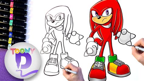 How To Draw Knuckles Sonic Boom Youtube