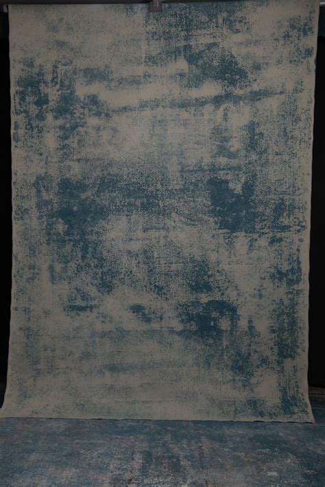 Medium To Dark Grey Texture Hand Painted Canvas Backdrop With Reverse Side 4x6 5050623 Hand