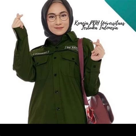 Jual Pre Order Kemeja Pdh Universitas Terbuka Plus Req Nama And Nama