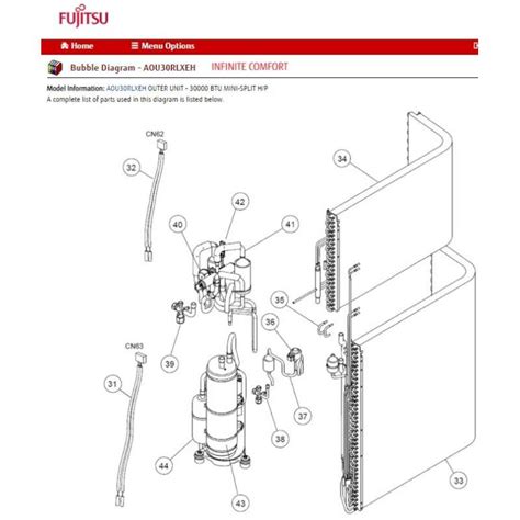 Fujitsu K9900598013 Thermistor Dischcomp Assy Pt2m D51g F2 2 Air Conditioners R Us