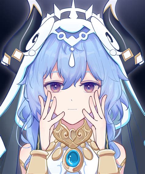 Ganyu in Nilou outfit by 算嵘 r Ganyu