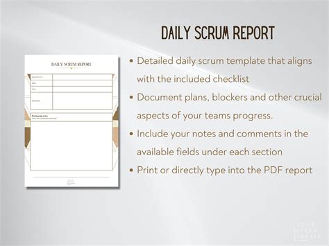 Agile Scrum Daily Scrum Kit Daily Scrum Meeting Guide Project