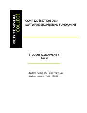 Lab Docx Comp Section Software Engineering Fundament Student