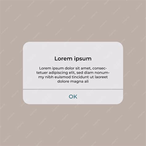 Premium Vector Notification Boxes Template Smartphone Warning Or Message Interface Vector