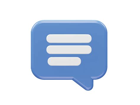 Message Icon 3d 12689031 Vector Art At Vecteezy