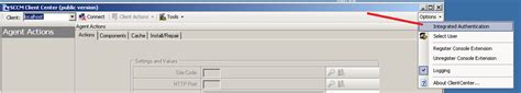 Run As Sccm Client Center Tool Switch Authentication All About