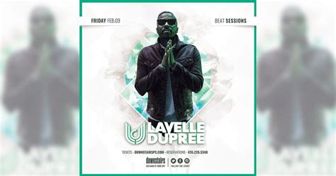 Beat Sessions With Lavelle Dupree Tickets At Downstairs In Park City By