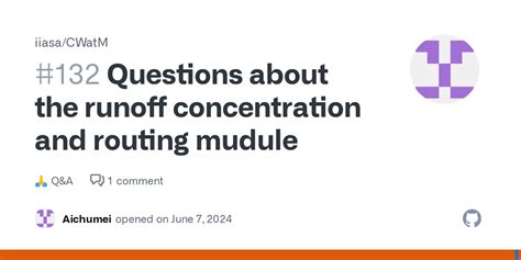Questions About The Runoff Concentration And Routing Mudule · Iiasa