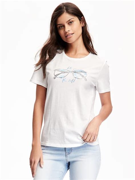 Relaxed Graphic Crew Neck Tee For Women Old Navy