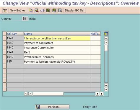 Configuring Withholding Tax Tds