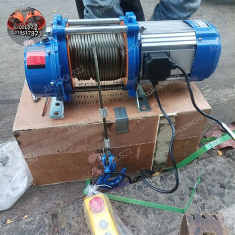 Jual Electric Winch Hoist 1500kg×50meter Weka Katrol Listrik 380 Volt