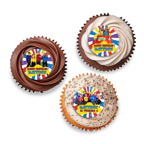 Custom Cupcake Toppers For The Wiggles Themed Celebrations Terryberri