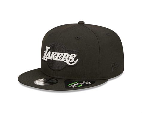 New Era Repreve 9fifty Los Angeles Lakers Blkblk Snapbacksnl