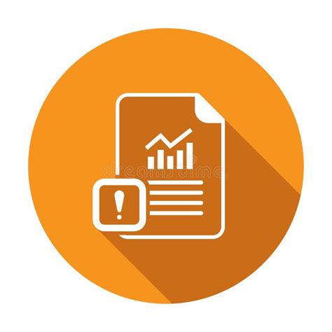 Report Icon With Exclamation Mark Report Icon And Alert Error Alarm Danger Symbol Vector