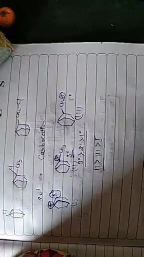 The Correct Orders Of Reactivity Towards Sn 1 Reaction Is I Ii Iii